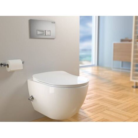 Creavit Softclose Duroplast WC Deckel flach Weiß