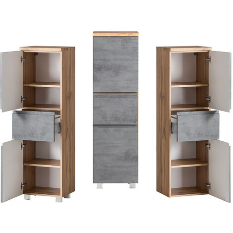 Badmobel Midischrank Stehend
