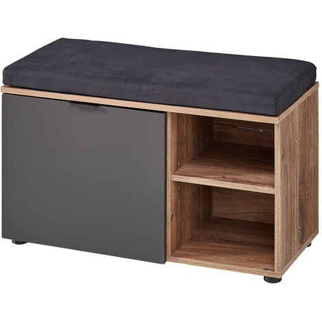 Moderne Garderoben Kombination LORIENT-36 in Cosmos grau matt mit ...