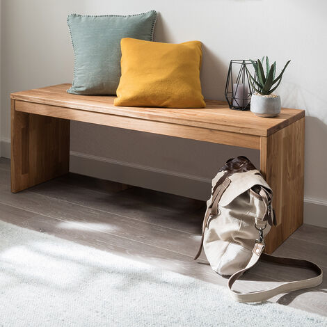 Garderobenbank Holz Massiv