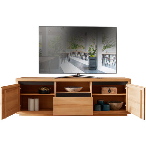 Lowboard 170 cm breit modern in Buche geölt WINCHESTER-69