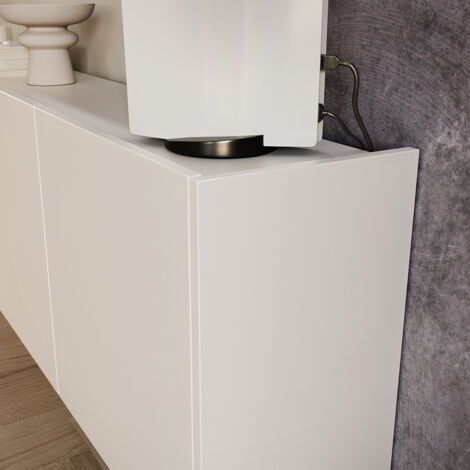 Sideboard 183 cm breit in weiß PAALI-01