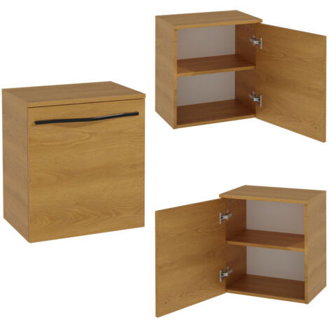 Badezimmer Seitenschrank Eiche 45 cm breit PIHA-145