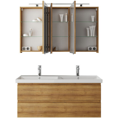 Badmobel Set Mit Doppelwaschbecken
