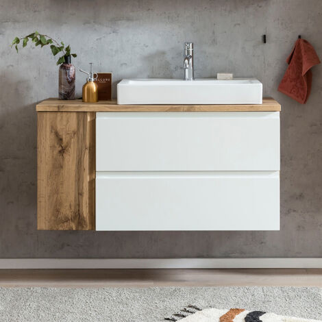Badschrank Mit Aufsatzwaschbecken
