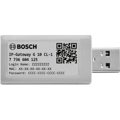 BOSCH 7736604250 Internet-Gateway G 10 CL-1 WLAN für die wandhängende ...