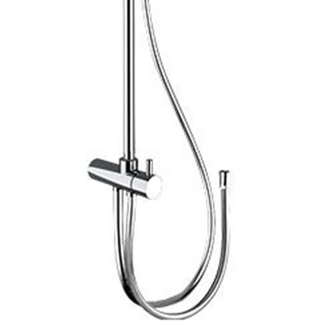 Colonna doccia con doccetta in abs e soffione ultrapiatto