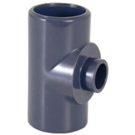 Té réduit à coller Pvc pression 50x40