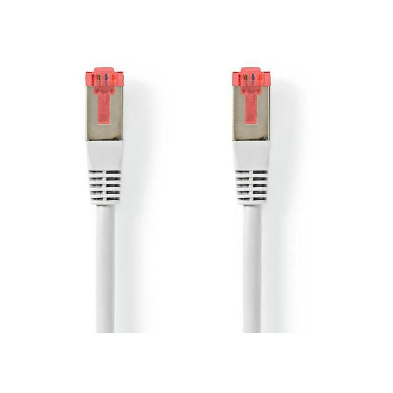 Câble réseau 5 m blanc CAT6 SF/UTP