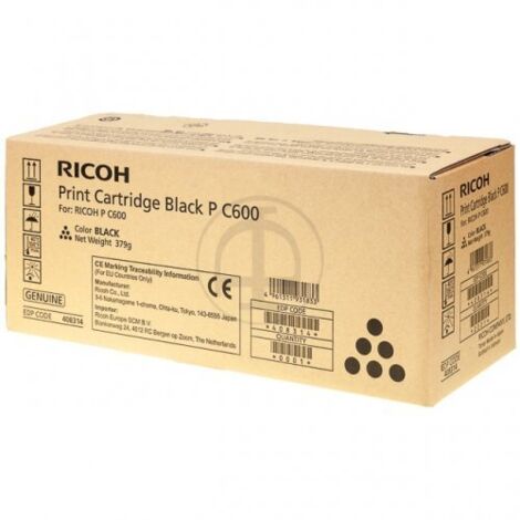 Ricoh Toner P C600 Black Schwarz (408314)