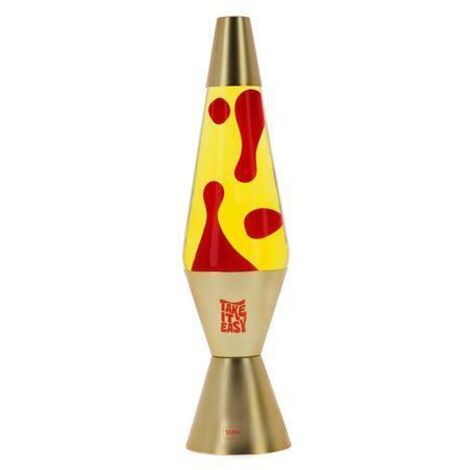 Lampe à lave décorative 36,5 x 11 cm – 2 ampoules E14 R39 30W – Effet ...
