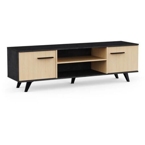 Demeyere Banc TV Kent bi couleur style industriel