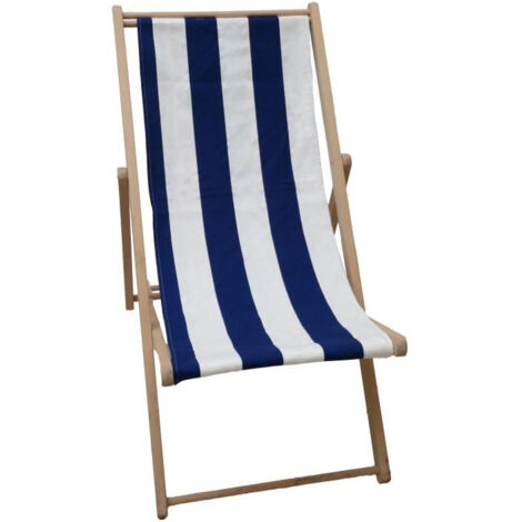 Jardin Prive Rayures chilienne bleu blanc confortable