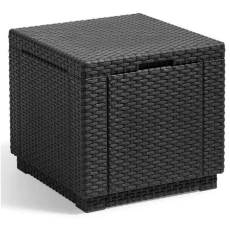 Pouf bas artisanal jacinthe d'eau tressée assise d'appoint 55cm ...