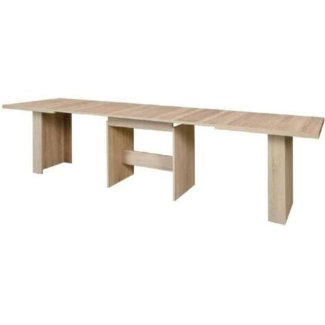 Table a manger extensible de 6 a 12 personnes style contemporain décor ...