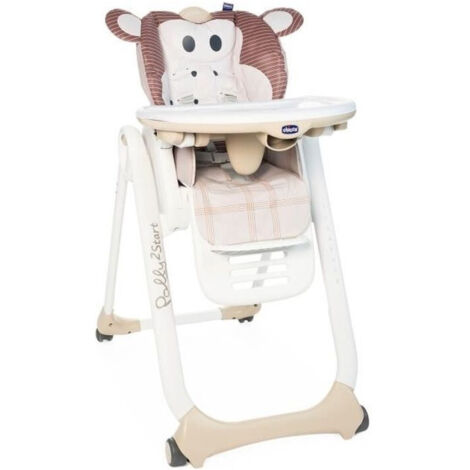 CHICCO - Chaise Haute Polly 2 Start Monkey