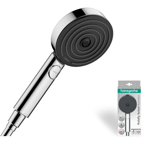 Hansgrohe Pulsify Select - Duschkopf Activation 105, 3 Strahlarten ...