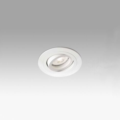 Radon white recessed light 1 bulb