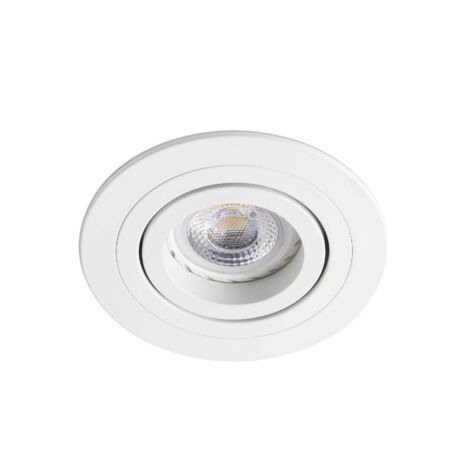 Radon white recessed light 1 bulb