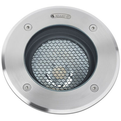 Garden recessed Geiser Stainless steel, diffuser Tempered glass ...