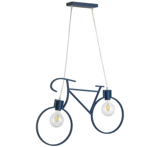 Blue Metal BIKE ceiling light