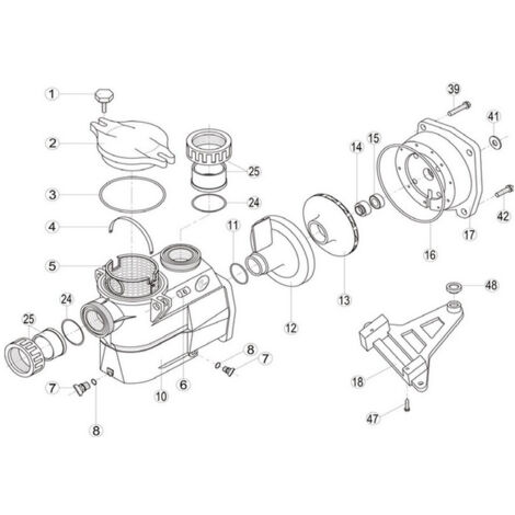 11 - Joint de diffuseur pompe Kripsol KS