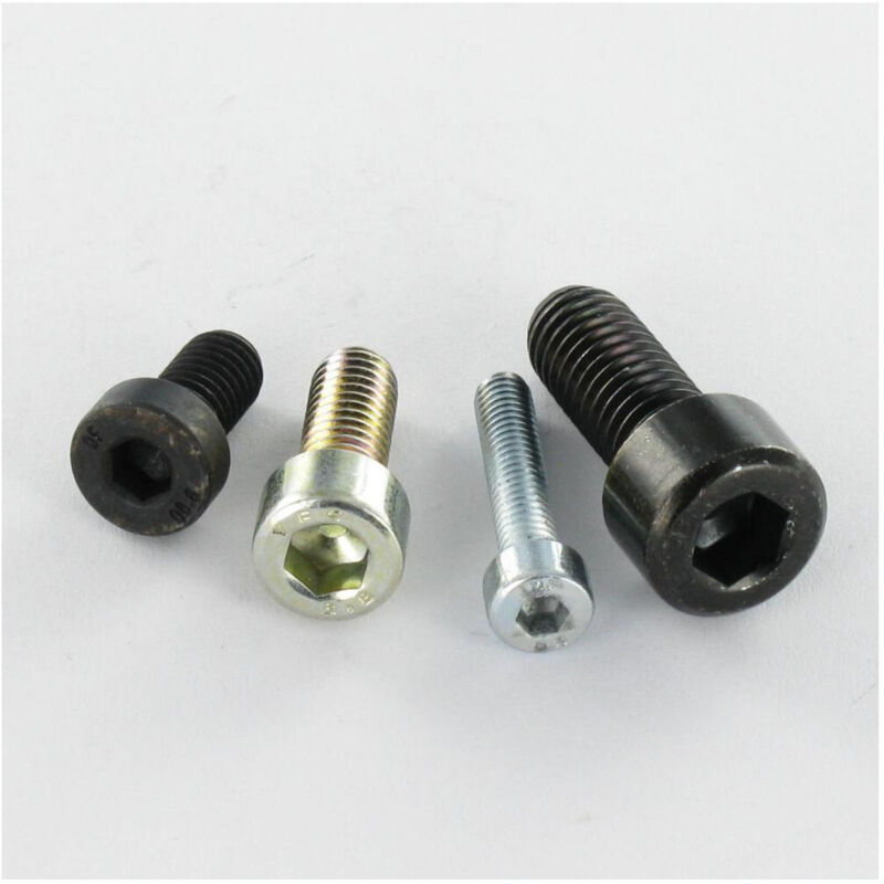 Vis métaux CHC BTR M8X30 Filetée sur 28 Classe 8.8 Clé de 6 HC6 Acier zingué Frein filet-1 pièce