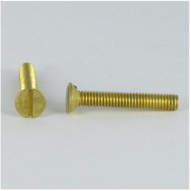Vis métaux Laiton Tête fraisée TF Fendue M4X8-1 pièce