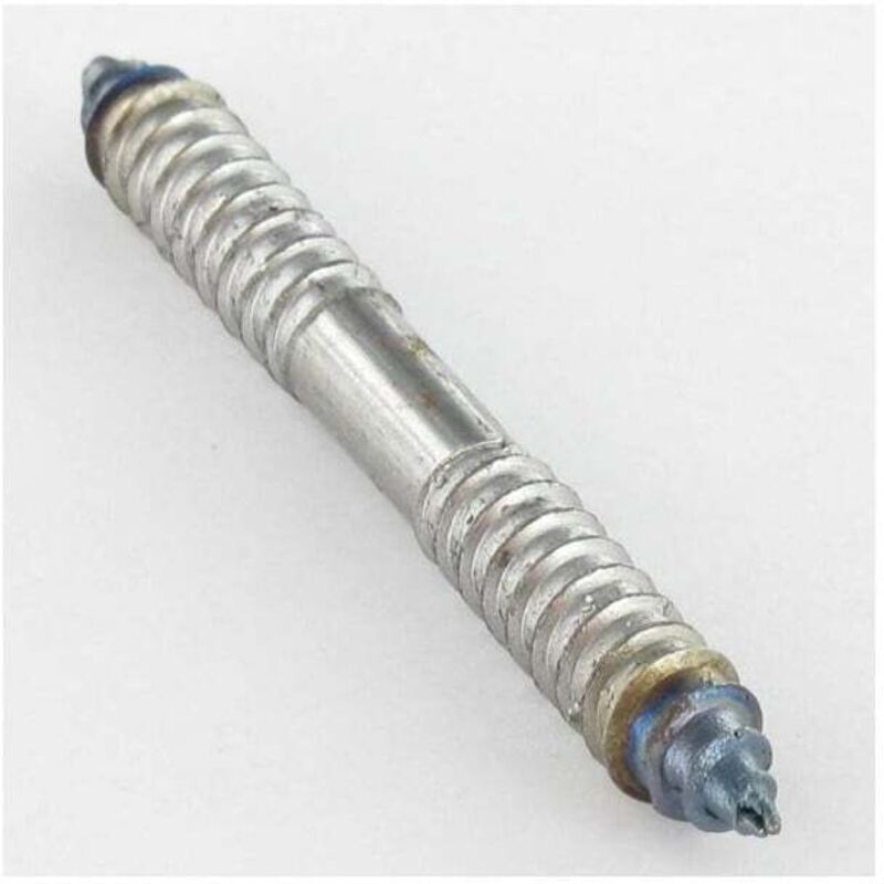 Vis Double filet Bois BOIS 4X40 Acier zingué-1 pièce