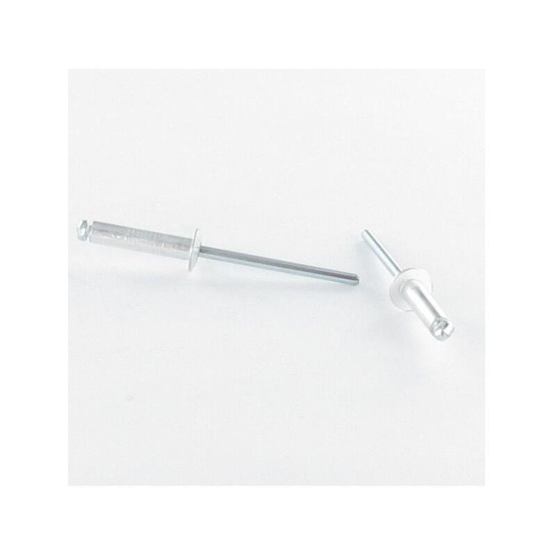 Rivet aveugle Aluminium Tige acier 4X8 Tête plate-200 pièces