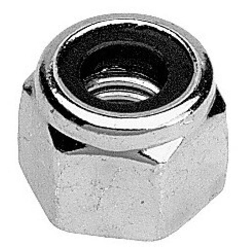 Ecrou Frein M10 Haut 11.5 Classe 8 Acier zingué-1 pièce