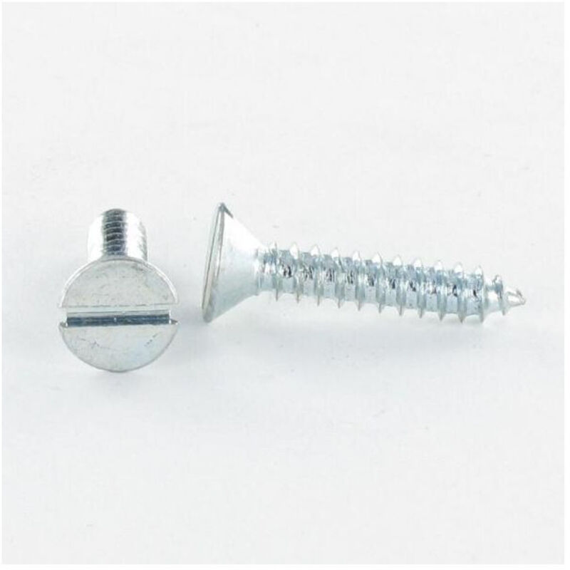 VBA Vis bois agglo Tête fraisée Fendue 3.5X25 Acier brut-1 pièce