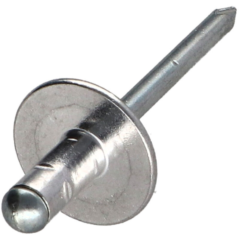 Rivet Aluminium Tige acier 4.8X10 tete large Multi-serrage POLYGRIP-1 piece