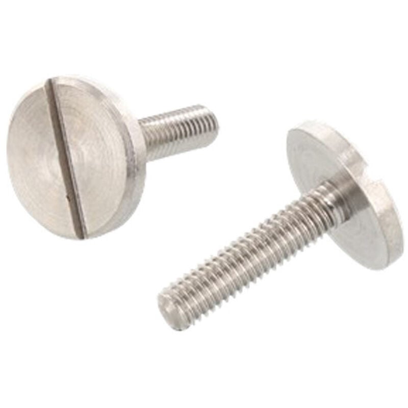 Vis métaux Tête cylindrique large TCL Fendue Inox A1 M2X2.5 Filetage total-1 pièce