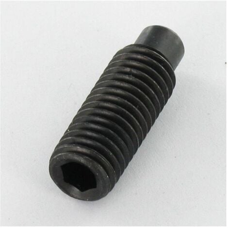 Vis métaux Sans tête six pans creux (sthc) M8X30 Clé de 4 HC4 Bout téton Acier brut-1 pièce