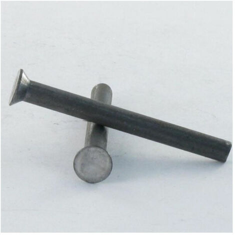 Rivet à frapper Tête fraisée 3X8 Acier brut