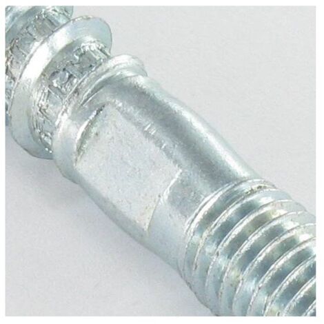Vis bois et Métaux 10X120 Classe 8.8 +MEPLAT Acier zingué-1 pièce