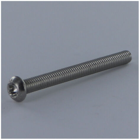 Vis métaux Tête Bombée TORX T30 M6X60 Filetage total Inox A2-1 pièce