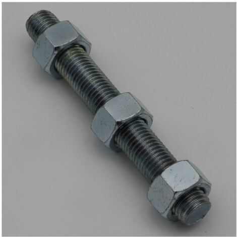 KIT 1 Filet M16X140 Avec 3 Ecrou M16 Acier zingué-30 pièces