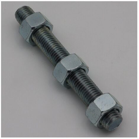 KIT 1 Filet M16X120 Avec 3 Ecrou M16 Acier zingué-1 pièce