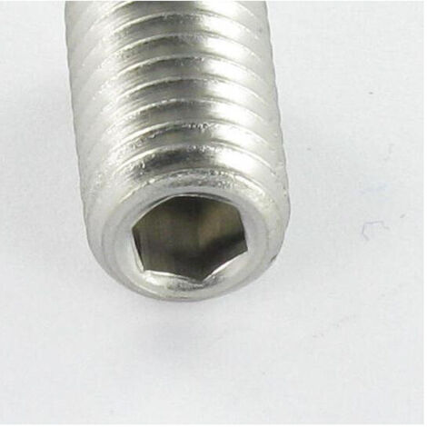 Vis métaux Inox A2 Sans tête six pans creux (sthc) Clé de 4 HC4 M8X60 Bout pointeau-1 pièce