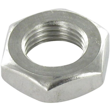 Ecrou hexagonal bas hm/contre Ecrou Inox A2 M18 Pas fin Pas de 150-25 ...