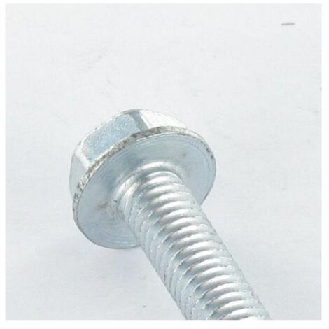 Vis autotaraudeuse Tête hexagonale TH Embase collerette Lisse 10X20 Acier zingué-10 pièces