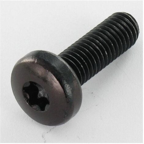 Vis métaux Tête cylindrique large TCL TORX T40 M8X25 Acier zingué noir-10 pièces