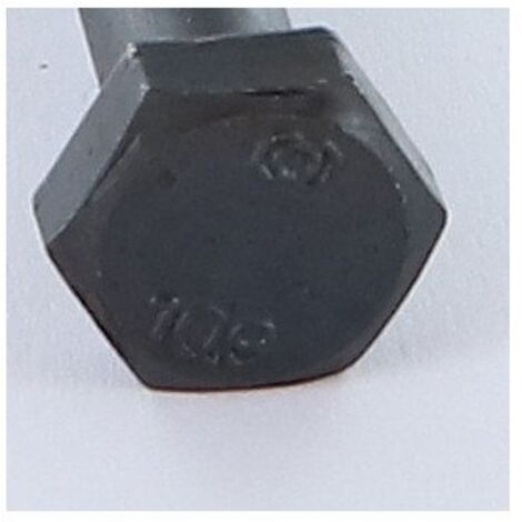 Corps de boulon filetage partiel Tête hexagonale TH M24X200 Classe 10.9 Acier brut-1 pièce