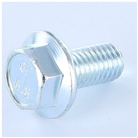 Vis métaux Tête hexagonale TH M12X35 Embase collerette crantée Classe 8 ...
