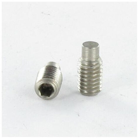 Vis moletée M4X5 Inox A1-10 pièces