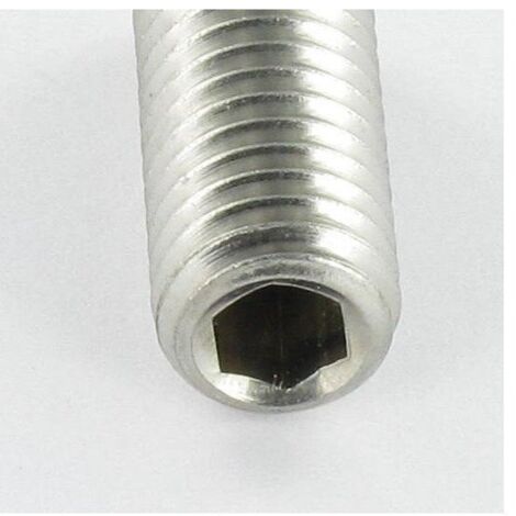Vis métaux Inox A2 Sans tête six pans creux (sthc) Clé de 6 HC6 M12X50 Bout plat-1 pièce