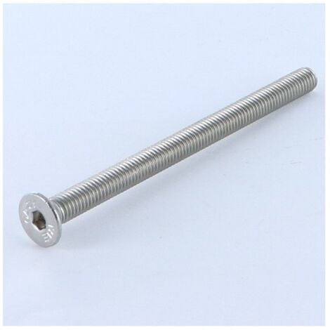 Vis métaux Inox A2 FHC tête fraisée empreinte hexagonale creuse Clé de 3 HC3 M5X60 Filetage ...
