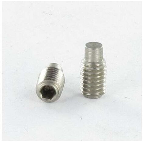 Vis métaux Sans tête six pans creux (sthc) M5X8 Clé de 2.5 HC2.5 Bout téton Acier zingué-1 pièce